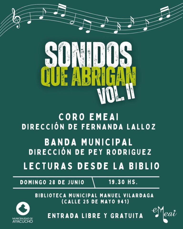 "Sonidos que abrigan Vol. II", organizado por el Coro EMEAI - Este ...